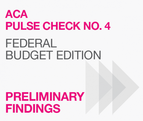 ACA Pulse Check 4 - Preliminary Findings | ACA - Association of ...