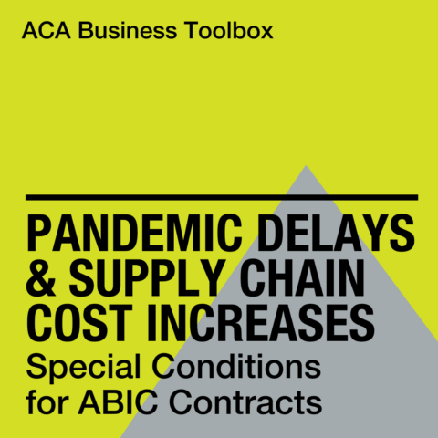 Contracts Archives | ACA - Association of Consulting Architects Australia