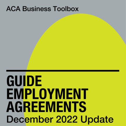 Updated Employment Agreement Templates | ACA - Association of ...