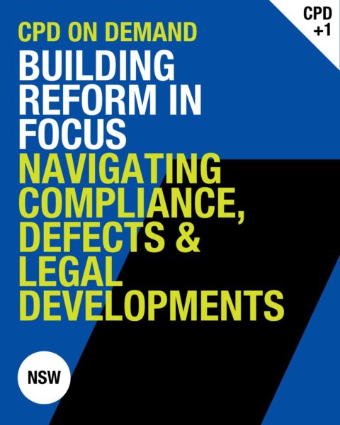 NSW building regulation update – April 2025 | ACA - Association of ...